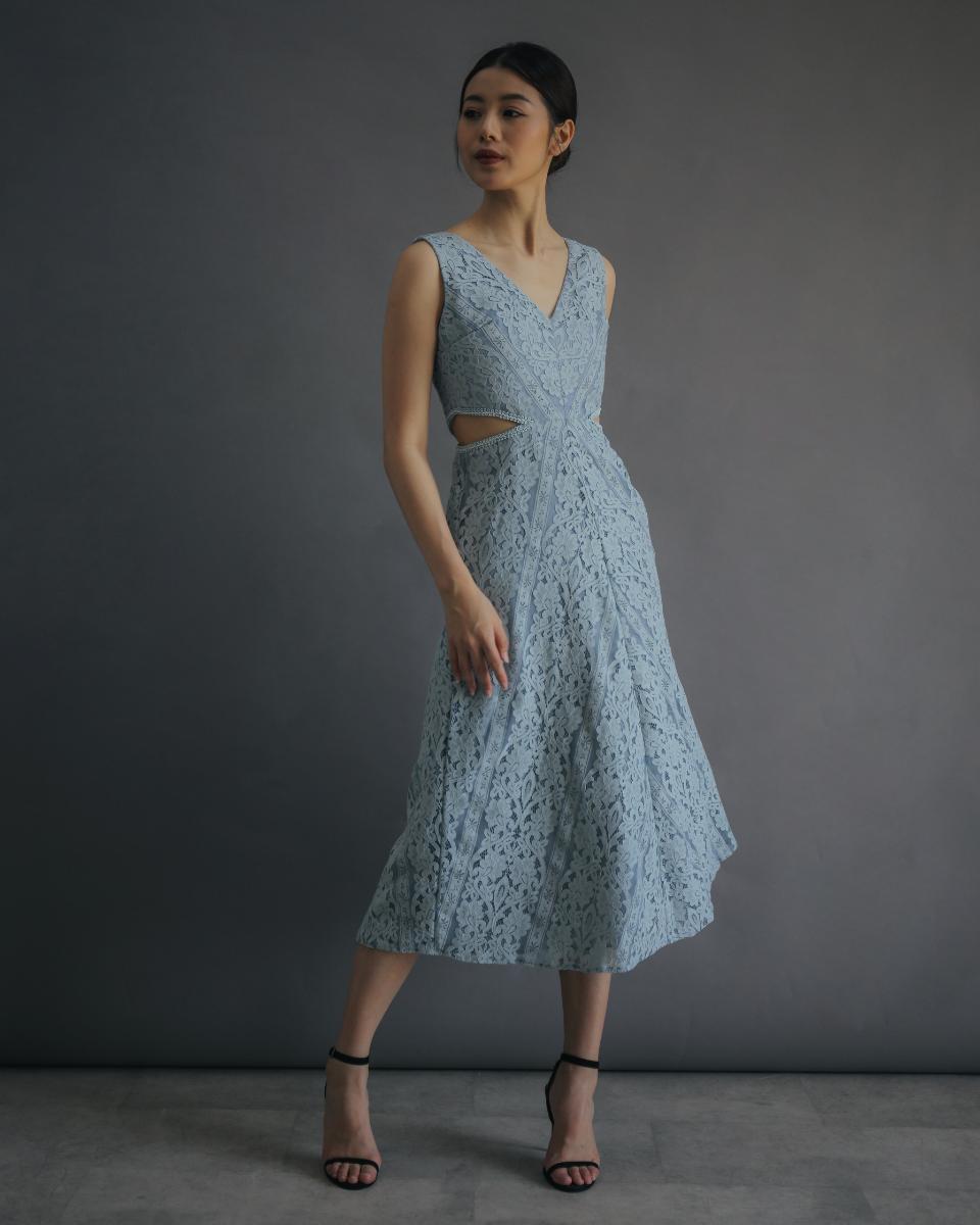 Ruffy Dress Light Blue (Pre-order up to 2 weeks)