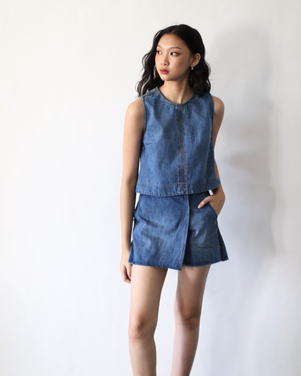 Maude Top Light Blue