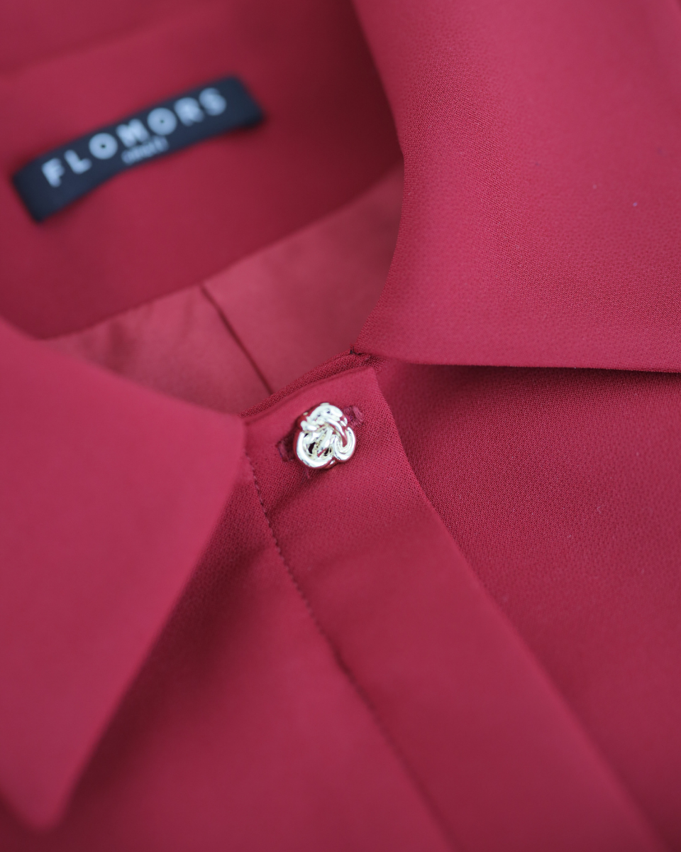 Riora Top Maroon (Pre-order up to 4 weeks)