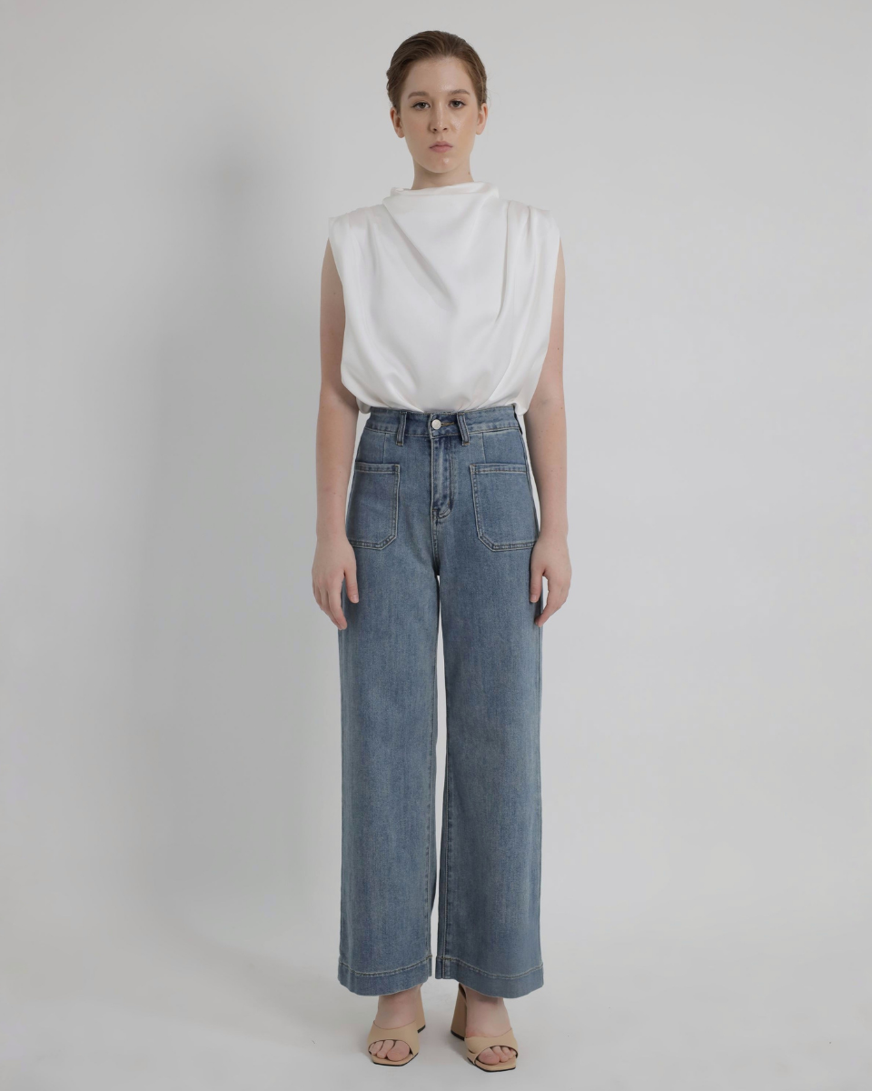 Missy Pants Petite Light Blue