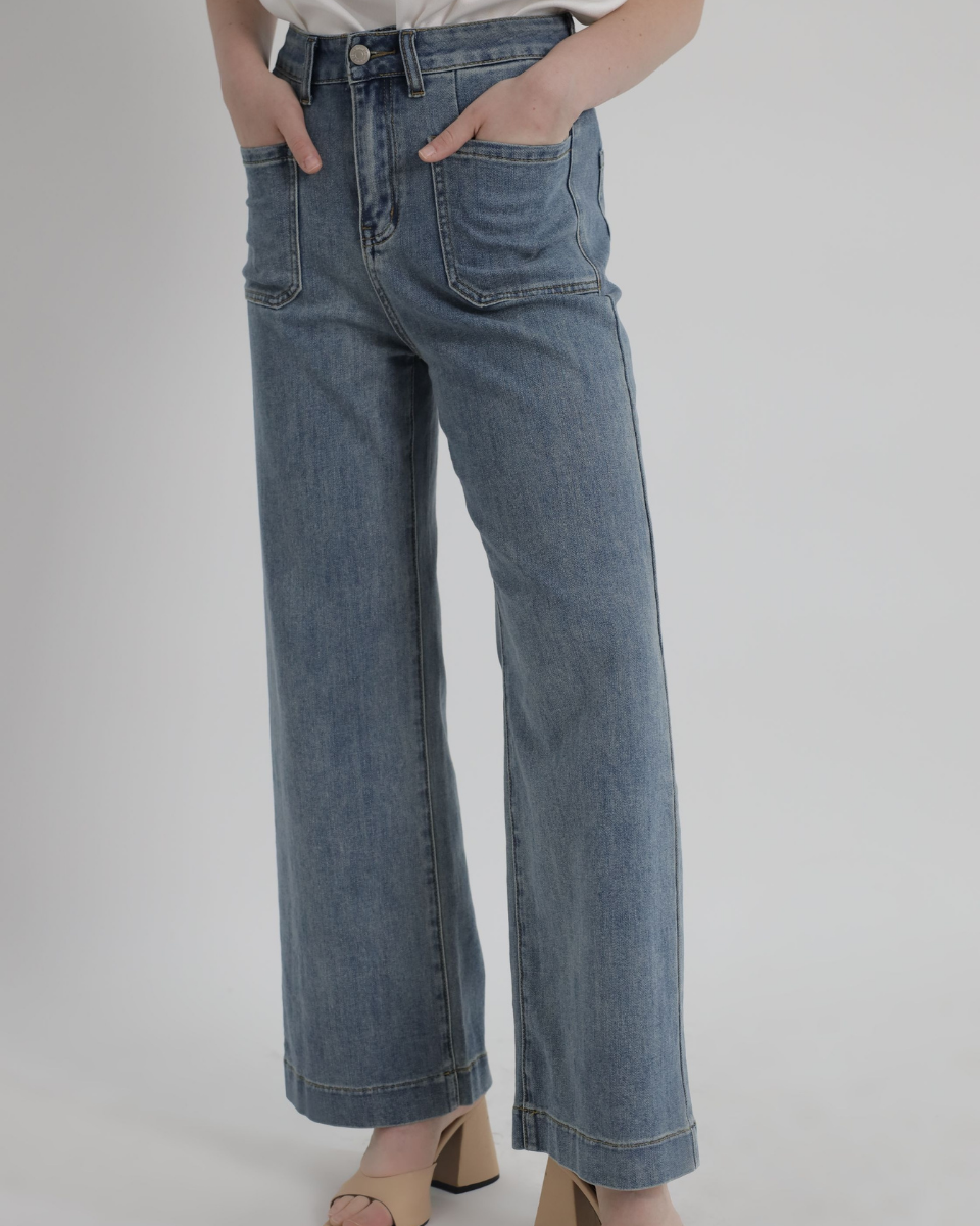 Missy Pants Petite Light Blue