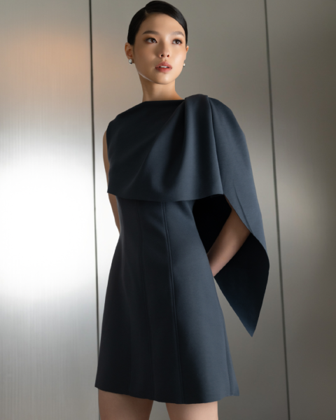 Reign Dress Midnight Blue