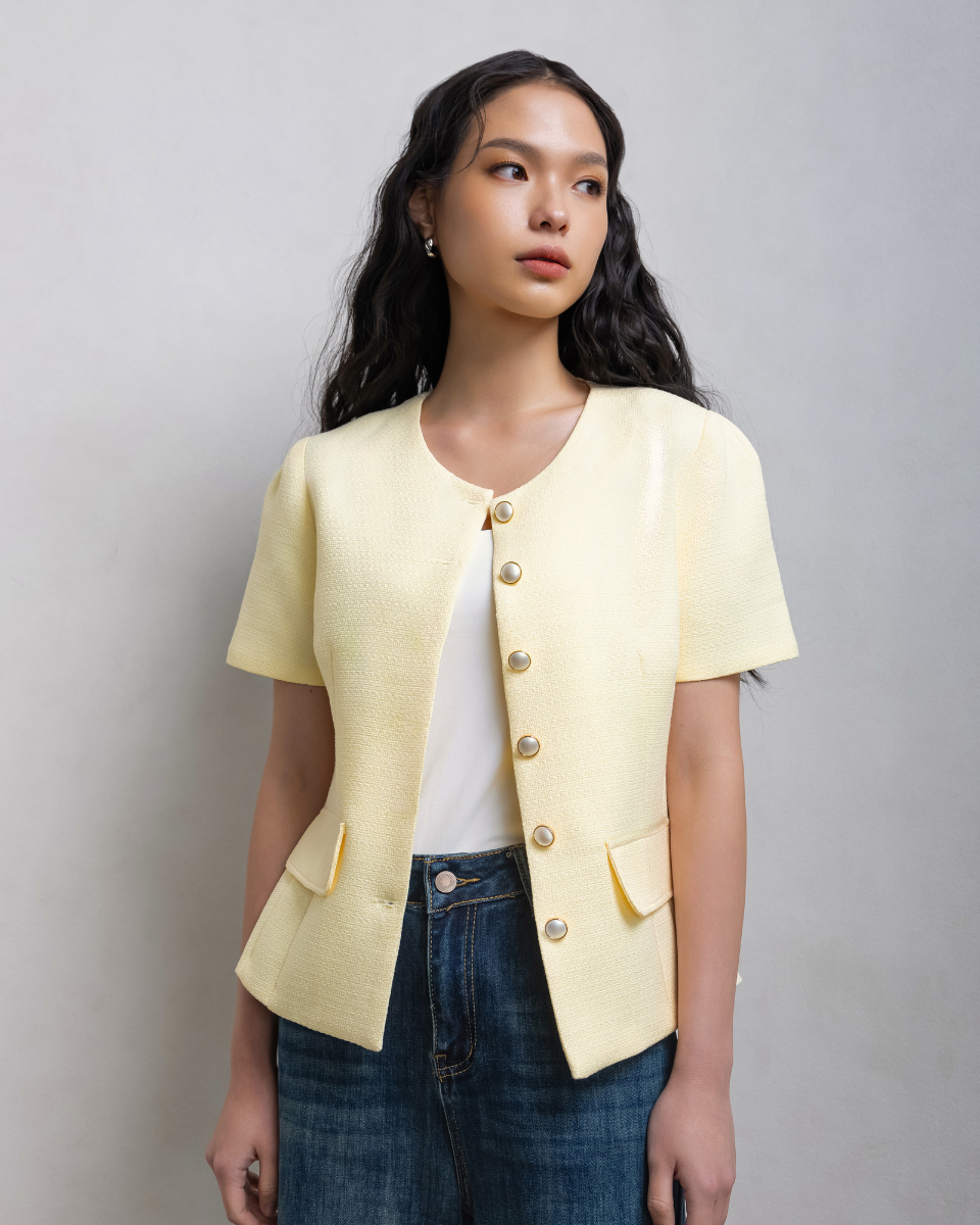 Franca Top Yellow (Pre-order up to 2 weeks)